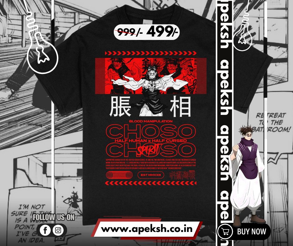 CHOSO-JUJUTSU KAISEN-Unisex T-Shirt – APEKSH